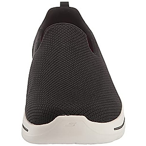 Skechers Women's Go Walk Arch Fit-Grateful Sneakers, Black/Hot Pink, 9