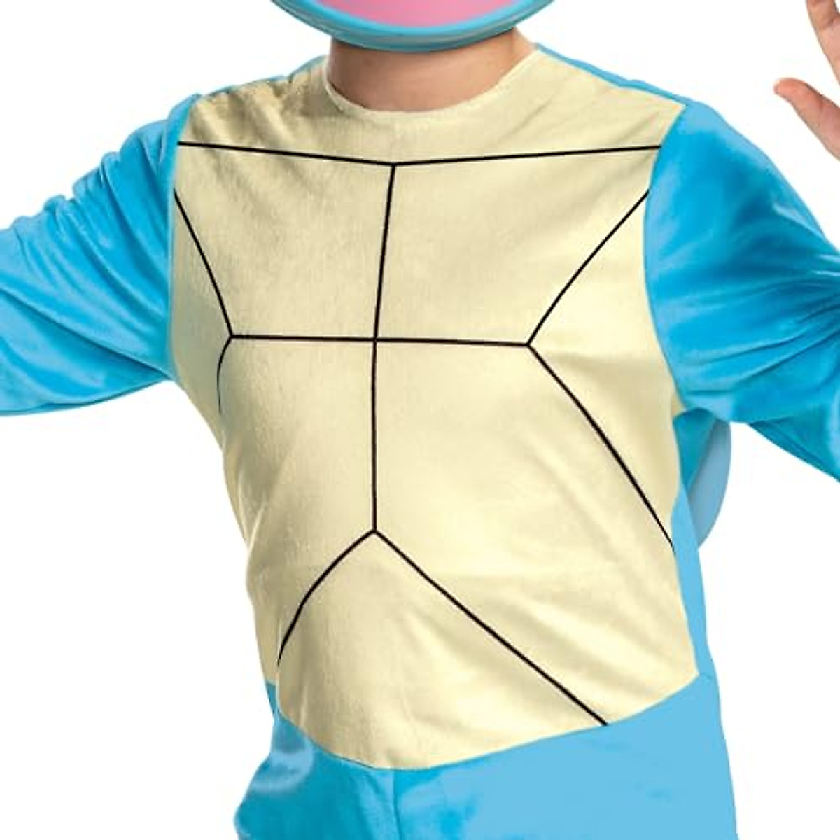 Pokemon Kids Squirtle Costume, Children's Classic Character Outfit, Child Size Medium (7-8) Blue