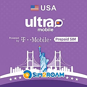 USA Ultra T-Mobile Blank SIM Card | | for iOS Android 5G 4G LTE Smart Phones | Talk SMS Data | Triple Cut 3 in 1 Simcard - Standard Micro Nano | No Contract Cellphone Plan | USA Coverage