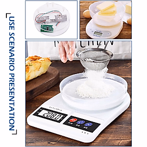 Geekstory 20kg Digital Load Cell Weight Sensor HX711 AD Converter Breakout Module Weight Sensor Module Kit DIY Portable Electronic Kitchen Scale for Arduino Raspberry Pi