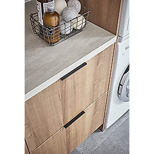 Hardware Resources Elements A500 Edgefield Collection Cabinet and Furniture Handle Pull (4" overall length, Polished Chrome)