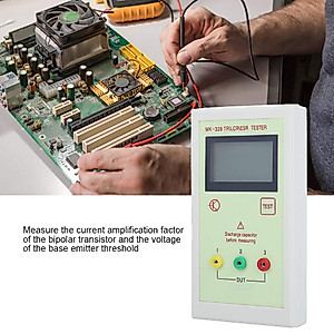 MK-328 Transistor Tester, Inductance Capacitance Resistance Electronic Meter, Portable Transistor, TR Meter