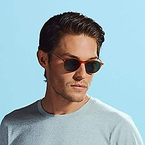 NOOZ Sunglasses polarized for Men and Women - 100% UV protection - Honey Color - with Compact Case - CRUZ Collection