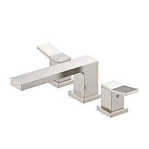 Gerber Avian 2-Handle Deck-Mount Roman Tub Trim Kit (Valve Not Included), Brushed Nickel