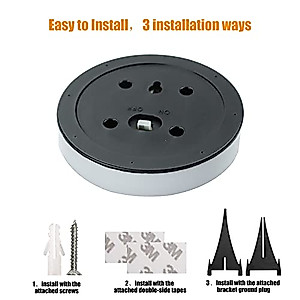 UgyDuky Solar Deck Lights Warm White Outdoor Led Solar Step Lights Waterproof IP65 for Garden Patio Concrete Pathway Walkway Driveway(4 Pack)