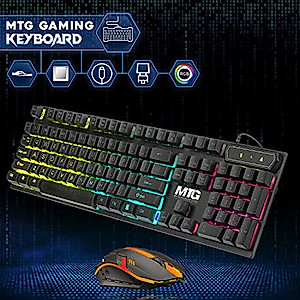 Lumos 8 Gaming Desktop PC, Intel Core i5 6th Gen, GT 1030 2GB DDR5, 16GB RAM, 256GB SSD + 2TB HDD, MTG 24 Inch Curved Gaming Monitor, RGB Kit, Win 10 Pro (Renewed)