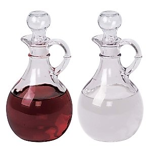 Sudbury Glass Cruet Set, 6 1/2 Inch, Set of 2
