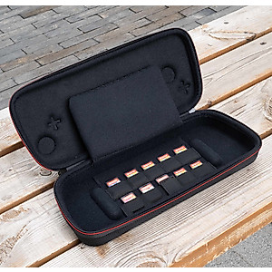 ButterFox Grip Carry Case for Hori Nintendo Switch Split Pad Pro Controller, Compatible with Nintendo Switch OLED Model- Red/Black