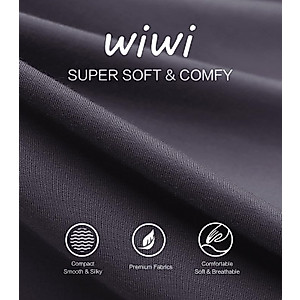 WiWi Viscose from Bamboo Pajamas Set for Women Soft Short Sleeve with Shorts Summer Plus Size Pjs Sets S-4X, Dark Grey, 4X