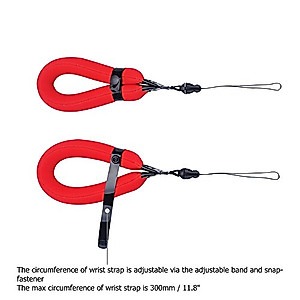 2 Pack Waterproof Camera Float Strap for Olympus TG-6 TG-5 TG-4 TG-3 TG-870 TG-860 Nikon W300 W150 W100 AW120 AW110 Canon D30 D20 Fuji Fujifilm XP140 XP130 XP120 XP90 XP80 & More Underwater Camera