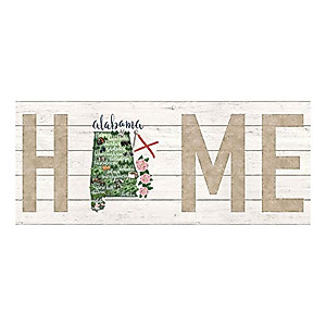 Northcott Home State Alabama 18'' Panel White/Multi Fabric, Yard