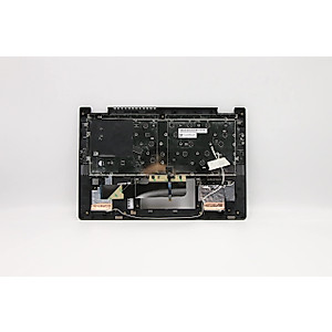 LTPRPTS Replacement Laptop Upper Case Palmrest Backlit Keyboard Assembly Part for Lenovo Flex 5-14IIL05 ARE05 ITL05 5CB0Y85490 Gray