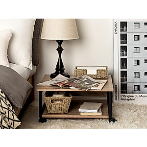 StorageWorks Large Wicker Baskets, Water Hyacinth Baskets for Organizing, Handwoven Storage Baskets with Built-in Handles, 2 Pack