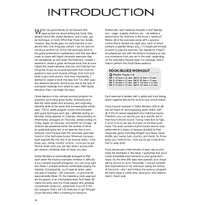 Guitar Aerobics: A 52-Week, One-lick-per-day Workout Program for Developing, Improving and Maintaining Guitar Technique Bk/online audio