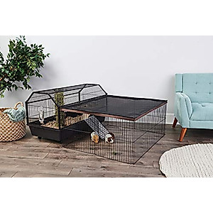 Oxbow Enriched Life Small Animal Playpen - Mesh Cover for Rabbits, Guinea Pigs & Other Small Pets (Extra Large)