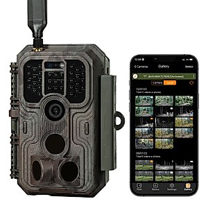 Meidase Cellular Trail Camera S950, Game Camera with 4G LTE, Clear 100ft No Glow Night Vision, Sends Picture to Cell Phone App