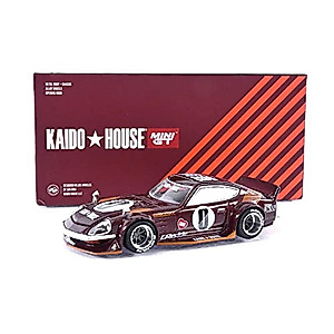 Datsun Fairlady Z S30Z Wide Spec (Dark Red) (by Jun Imai) Kaido House 1/64 Diecast Model Car True Scale Miniatures KHMG023