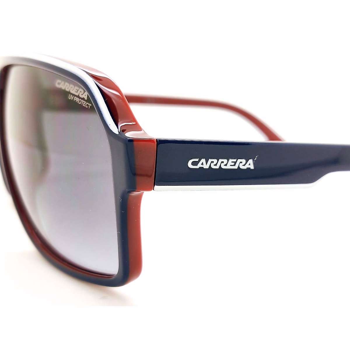 Carrera mens Carrera 1001/S Sunglasses, Blue Red/Dark Gray Gradient, 62mm 11mm US