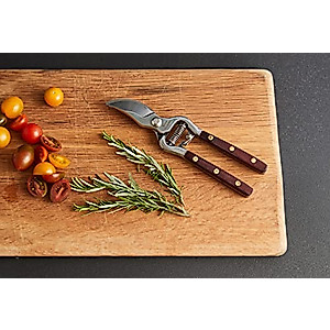 Thai Kitchen and Garden Shears by Verve CULTURE, Handmade Heavy-Duty Kitchen Scissors, Pruning Shears for Gardening