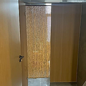 LEOSXA Bamboo Beaded Curtain Natural,String Bead Curtain Fly Screen Doors Cutain,Doorway Curtain Room Divider,Hanging Beads Blind Screen Curtain,for Partition Room,Customizable (100 stran