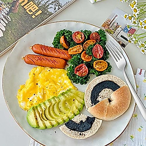 36 Pieces Dinner Forks Set (8 inch), Pleafind Forks Silverware, Stainless Steel Forks, Silverware Forks, Mirror Polished Fork Set, Small Forks for Home, Kitchen, Restaurant, Dishwasher Safe