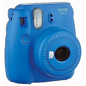 Fujifilm Instax Mini 9 Instant Camera, Cobalt Blue