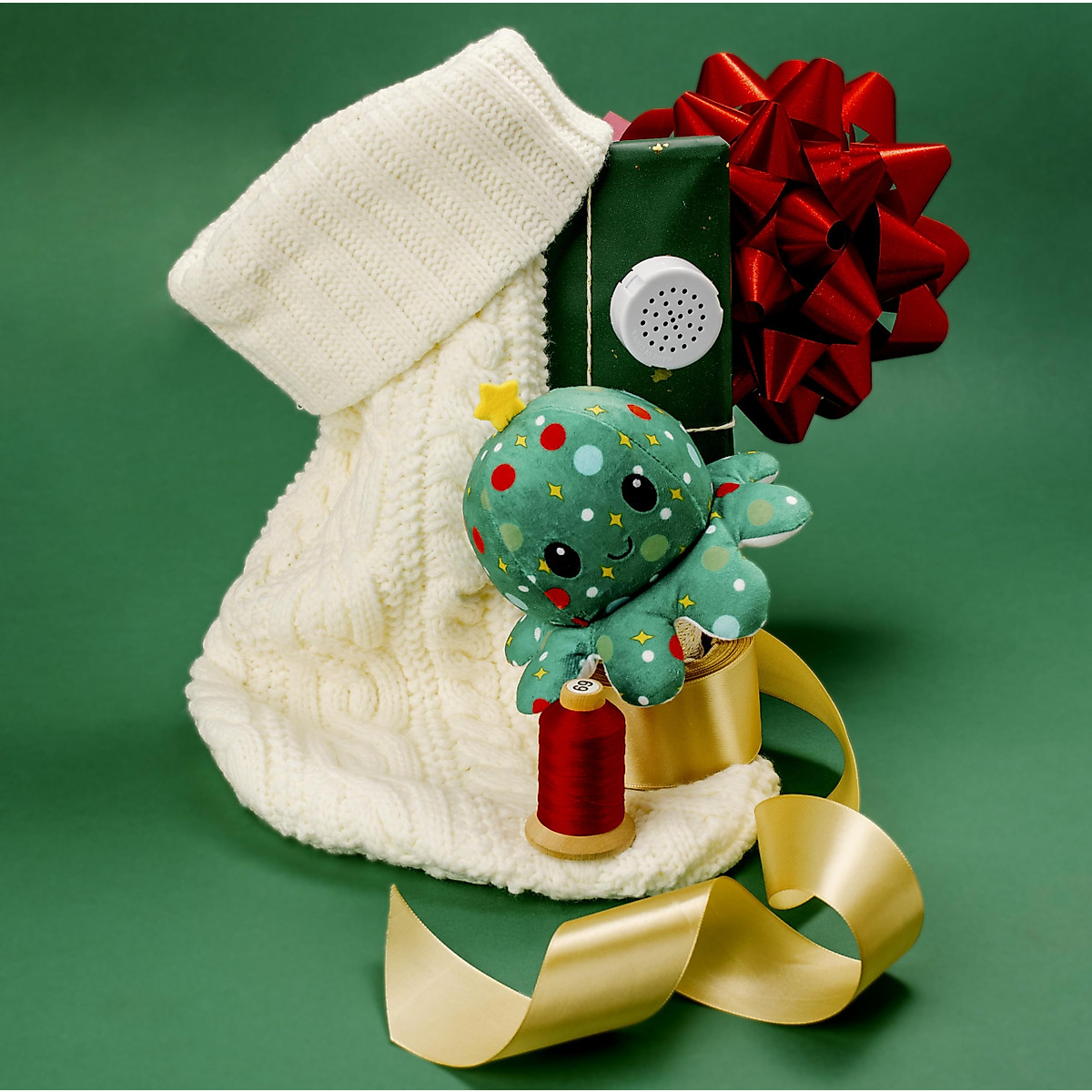 VoiceGift 60 Second Multi-Message Voice Recorder, Record Custom Messages for Plush Toy, Stuffed Bear Toy, Baby Doll Toy, and Pillow - 1 Pack