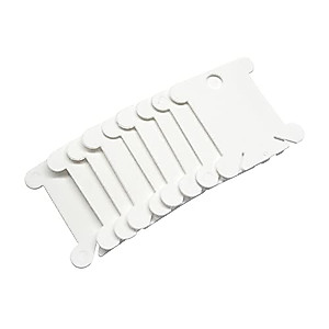 Plastic Embroidery Floss Bobbins, 128 Pcs Thread Friendship Bracelet String Organizer Holder, Embroidery Thread Cards Cross Stitch Bobbin,for Cross Cotton Thread Craft DIY Sewing Storage