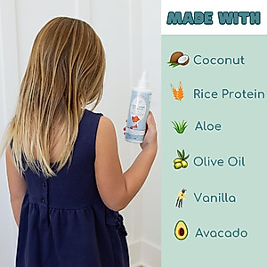 LANE & CO. Conditioning Detangler Spray for Kids & Babies - Leave In Conditioner Spray for Smoothing, Detangling - Vegan, Plant-Based, Child-Safe Formula - Natural Baby Hair Products - 8-oz. Bottle