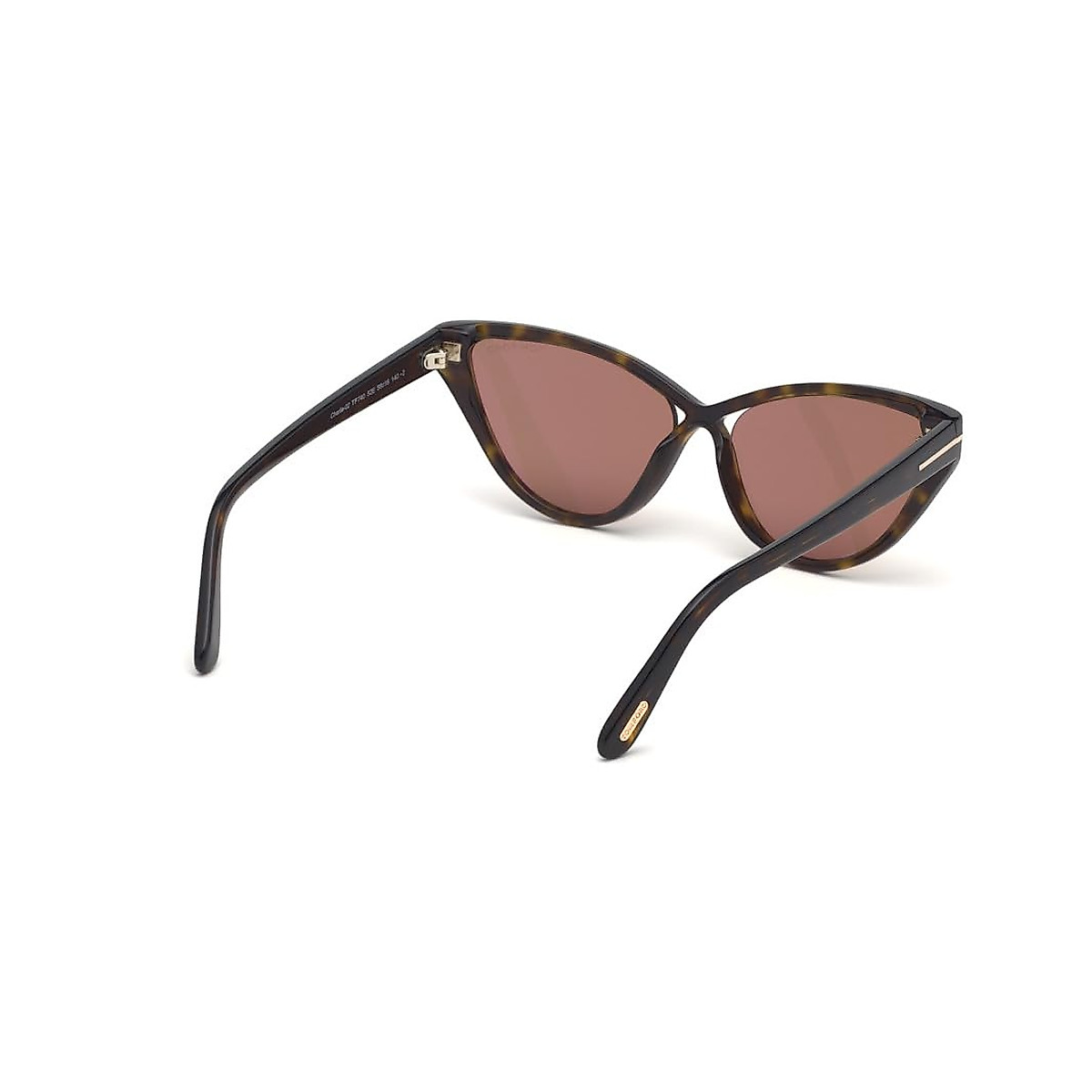 Tom Ford Cateye Sunglasses TF740 Charlie-02 52E Dark Havana 56mm FT0740