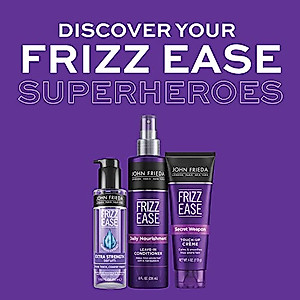 John Frieda Frizz Ease Secret Weapon Touch Up Cream: Anti-Frizz Styling Cream for Smooth, Frizz-Prone Hair (4 oz, Pack of 2)