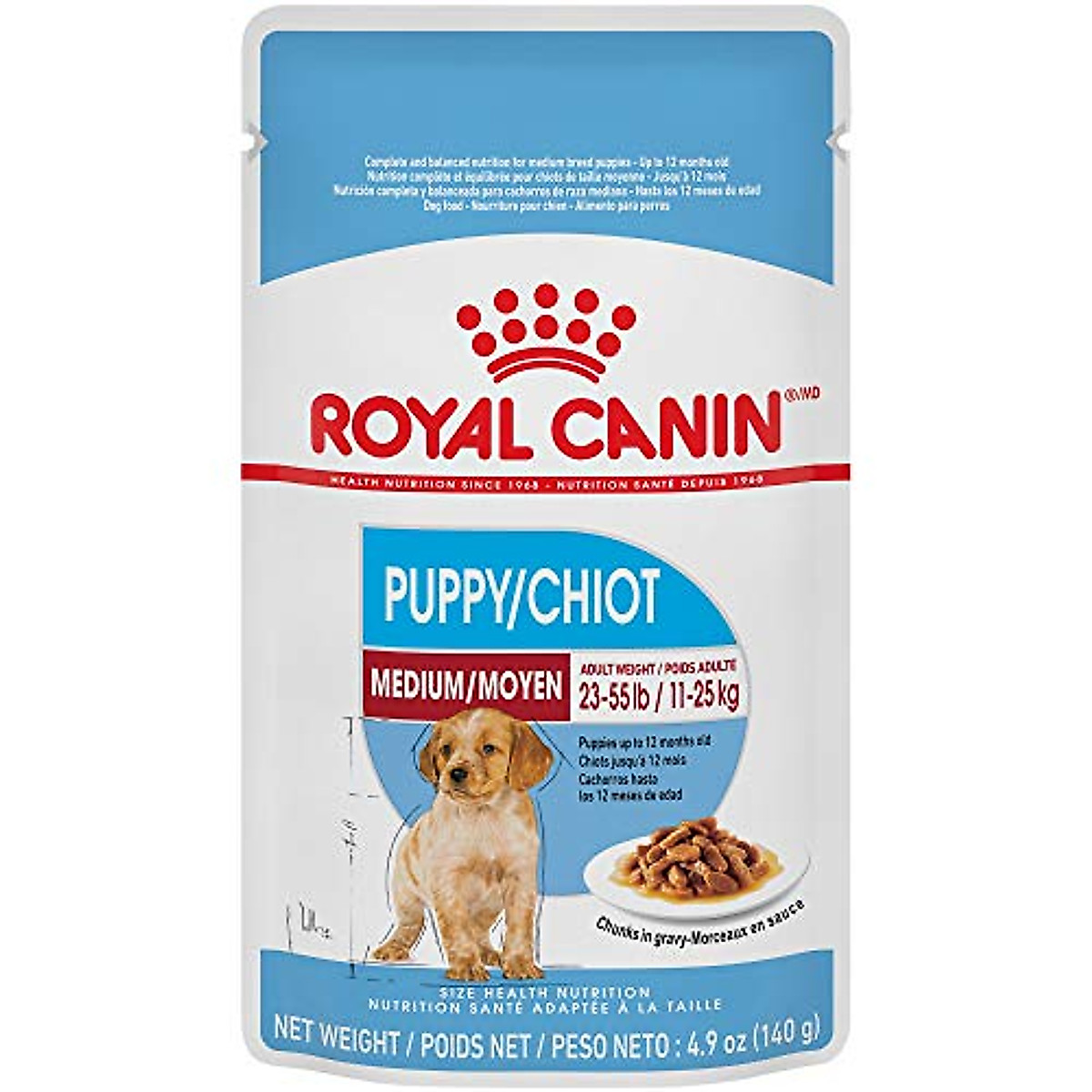 Royal Canin Medium Puppy Wet Dog Food, 4.9 oz cans 10-count