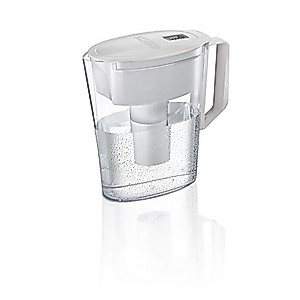 Brita SOHO White 5 cup Water Pitcher, 11.1 x 9.5 x 4.6", White