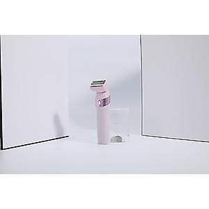 Unibono Electric Razor for Women in LED Light IPX 7 Waterproof,Pubic Hair Trimmer for Women in Quick and Smooth Shave,100% Washable Rechargeable Bikini Trimmer