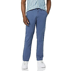 Amazon Essentials Men's Relaxed-Fit Casual Stretch Khaki Pant, Vintage Indigo, 44W x 28L