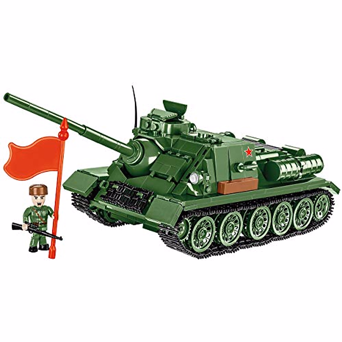 COBI Historical Collection SU-100 SPG Vehicle , Green