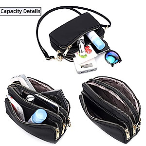 MINTEGRA Crossbody Bag for Women, Lightweight Purses Nylon Small Shoulder Bag Satchel