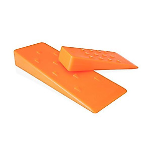 GarMills Tree Felling Wedges Spiked Logging Tools for Chainsaw Tree Log Cutting Set of 4 Pack with 2 x 5.5 Inch and 2 x 8 Inch.