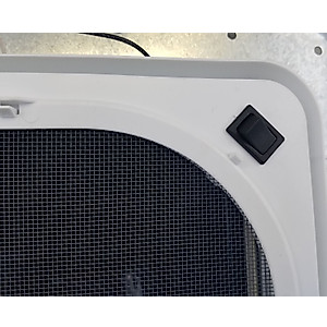 Ventline RV Roof Vent Smoke w/ 12 Volt Fan, Putty & Screws