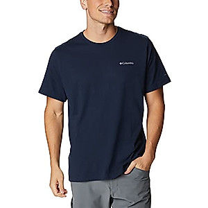 Columbia Men's Thistletown Hills Short Sleeve, Collegiate Navy Heather, X-Large