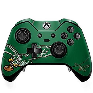 Skinit Decal Gaming Skin compatible with Xbox One Elite Controller - Officially Licensed NFL Philadelphia Eagles Retro Logo Design