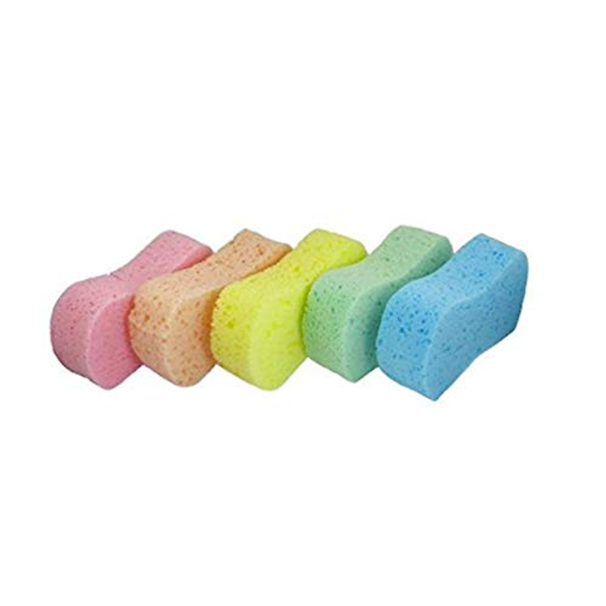 BESPORTBLE 5 Pcs Car Wash Sponges Multifunctional Sponge Bone Design Cleaning Sponges for Polishing Porous Car Wash Sponges
