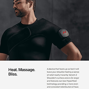 Hyperice Venom 2 - Advanced Heat + Vibration Wrap (Left Shoulder) - FSA or HSA Approved
