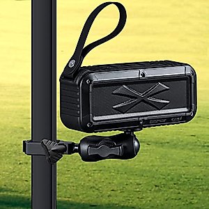 Roykaw Golf Bluetooth Speaker with Mount, Loud Stereo Sound, IPX7 Waterproof, Shockproof & Dustproof, Portable Wireless Speaker for EZGO/Club Car/Yamaha Golf Cart Accessories