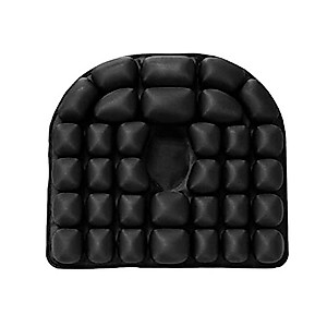 Cojín de Asiento Wheelchair and Scooter Accessories Seat Cushions Ergonomic Designed Portable Elastic Suitable for Wheelchair Black for Pressure Relief (Color : Black)