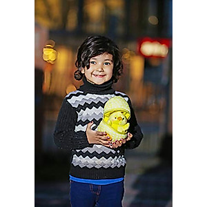 Plushland Plush Stuffed Animal 6 Inches Zip Up Egg Hideaway Cute Yellow Pastel and Polka Dot Easter Colors Spring Inspired Gift for Girls and Boys Birthday Mother's Day (Easter Chick)