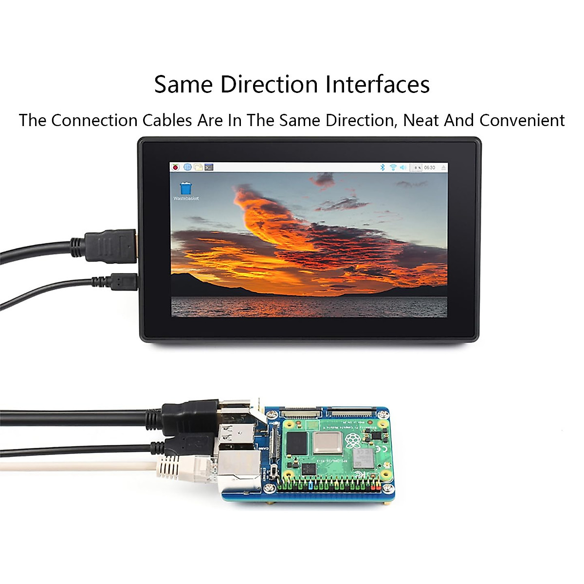 CM4 Base Board (Advanced C Version) for Compute Module 4, with Raspberry Pi 40PIN GPIO Header/MIPI CSI Camera Ports/LCD Display Port/Fan/HDMI/USB/Gigabit Ethernet RJ45 Connector