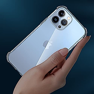 Migeec for iPhone 13 Pro Max Clear Case Shockproof Phone Cover Protective Phone Case for iPhone 13 Pro Max, 6.7 inch