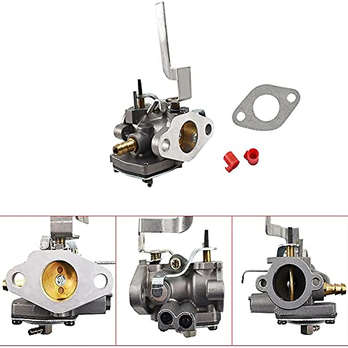 LOLUZ AV520 Carburetor Compatible with Tecumseh TV085XA Engine 640290 640263 631720A 631720B Grass Tool Carb Lawn Mower Garden Mechanical(2PCS)