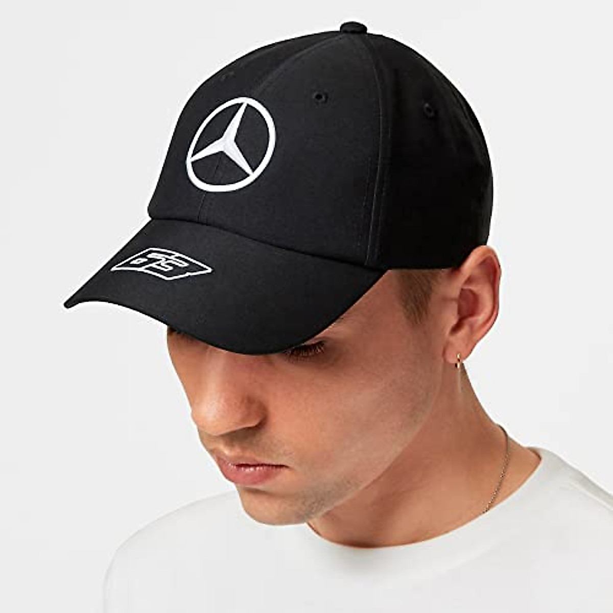 Mercedes AMG Petronas Formula One Team - 2023 George Russell Driver Hat - Black - Unisex - Size: One Size